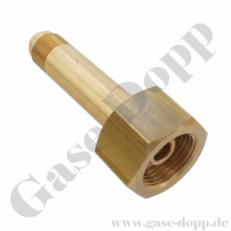 Flaschenanschluss Stickstoff W 24,32 x 1/14" DIN 477-1 Nr. 10 x 1/4 ...