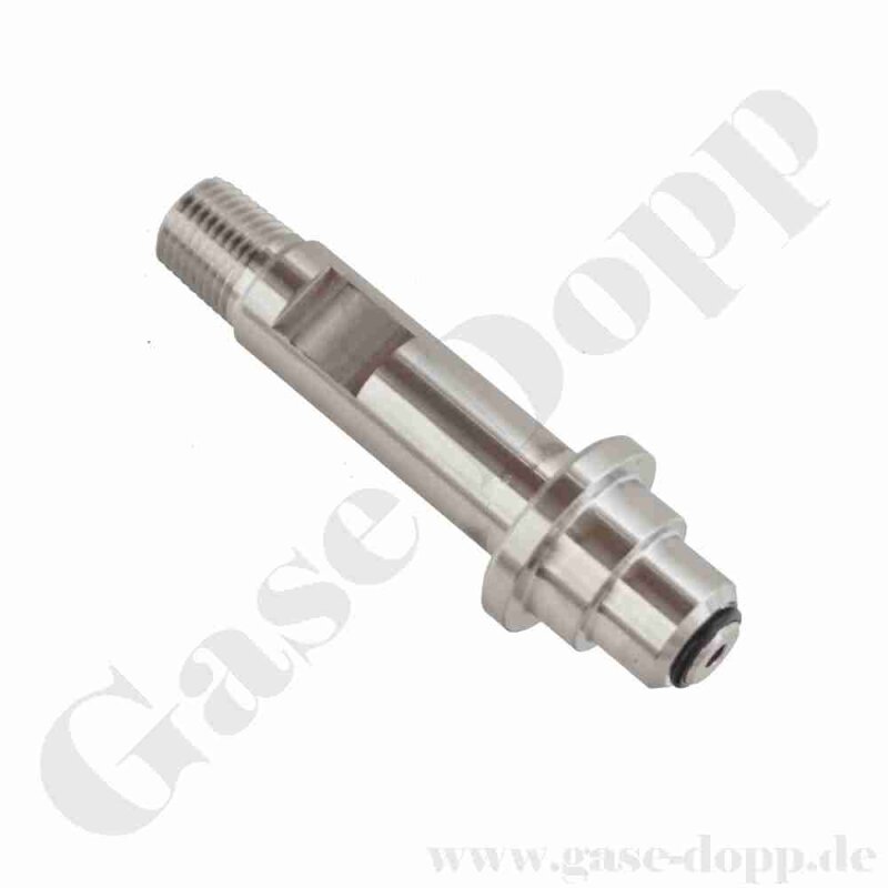 Anschluss Stutzen DIN 477-5 Nr.54 x 1/4" NPT AG - für W30x2" 300 bar ...