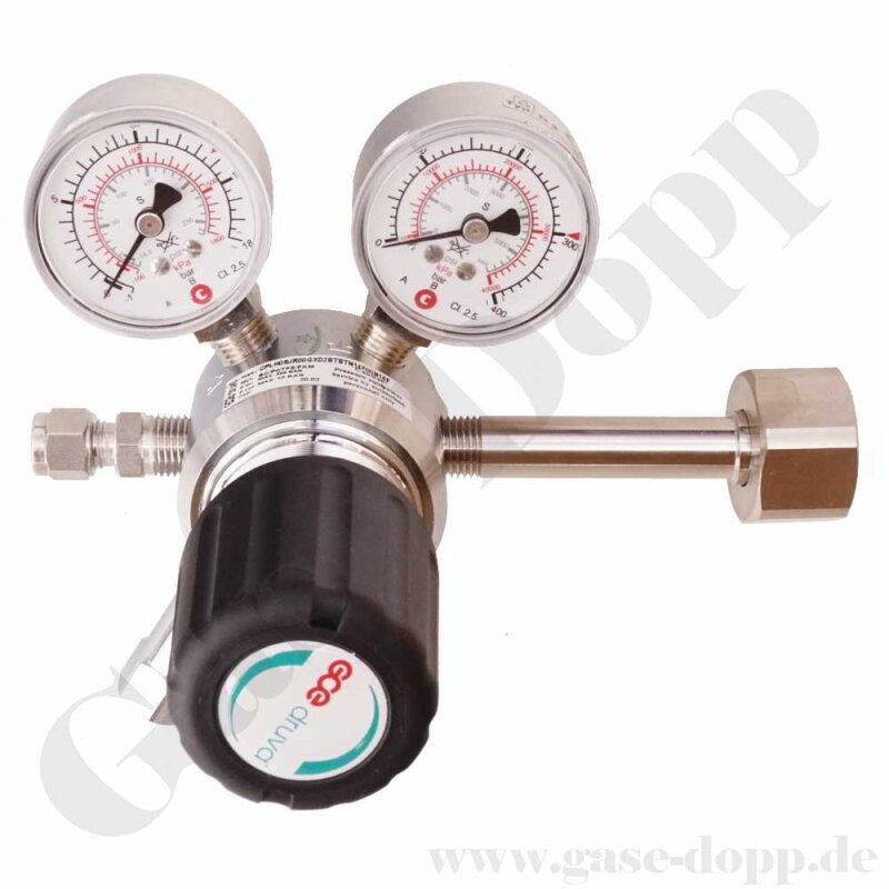 Flaschenanschluss Stickstoff W 24,32 x 1/14" DIN 477-1 Nr. 10 x 1/4 ...
