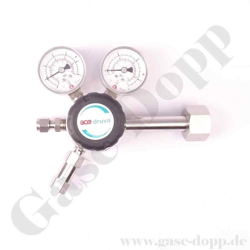 Flaschendruckminderer - 12 bar - 1-stufig 0,2 bis 3,0 bar (a) AbsolutDruck regelbar ...