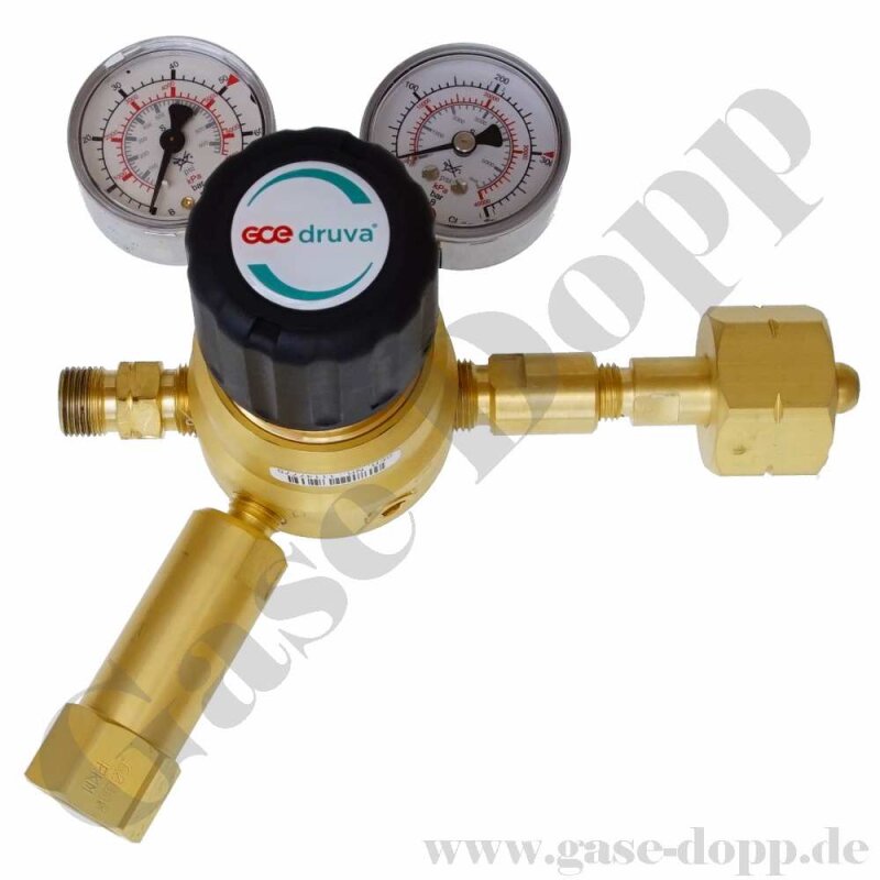 Bündeldruckminderer Wasserstoff 300 bar 1-stufig bis 40 bar regelbar ...
